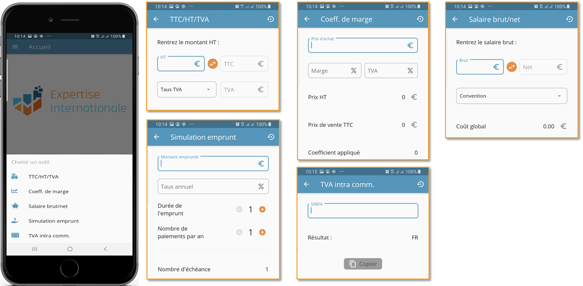 Guide de votre application smartphone